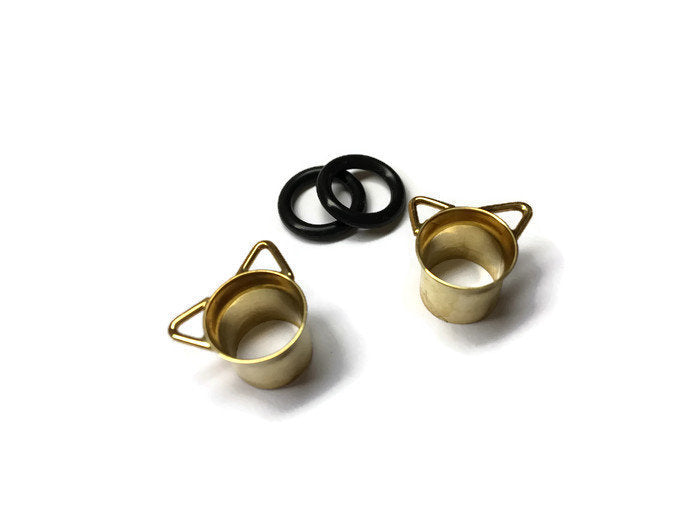 Gold Cat Gauges – Dinan Rings Store