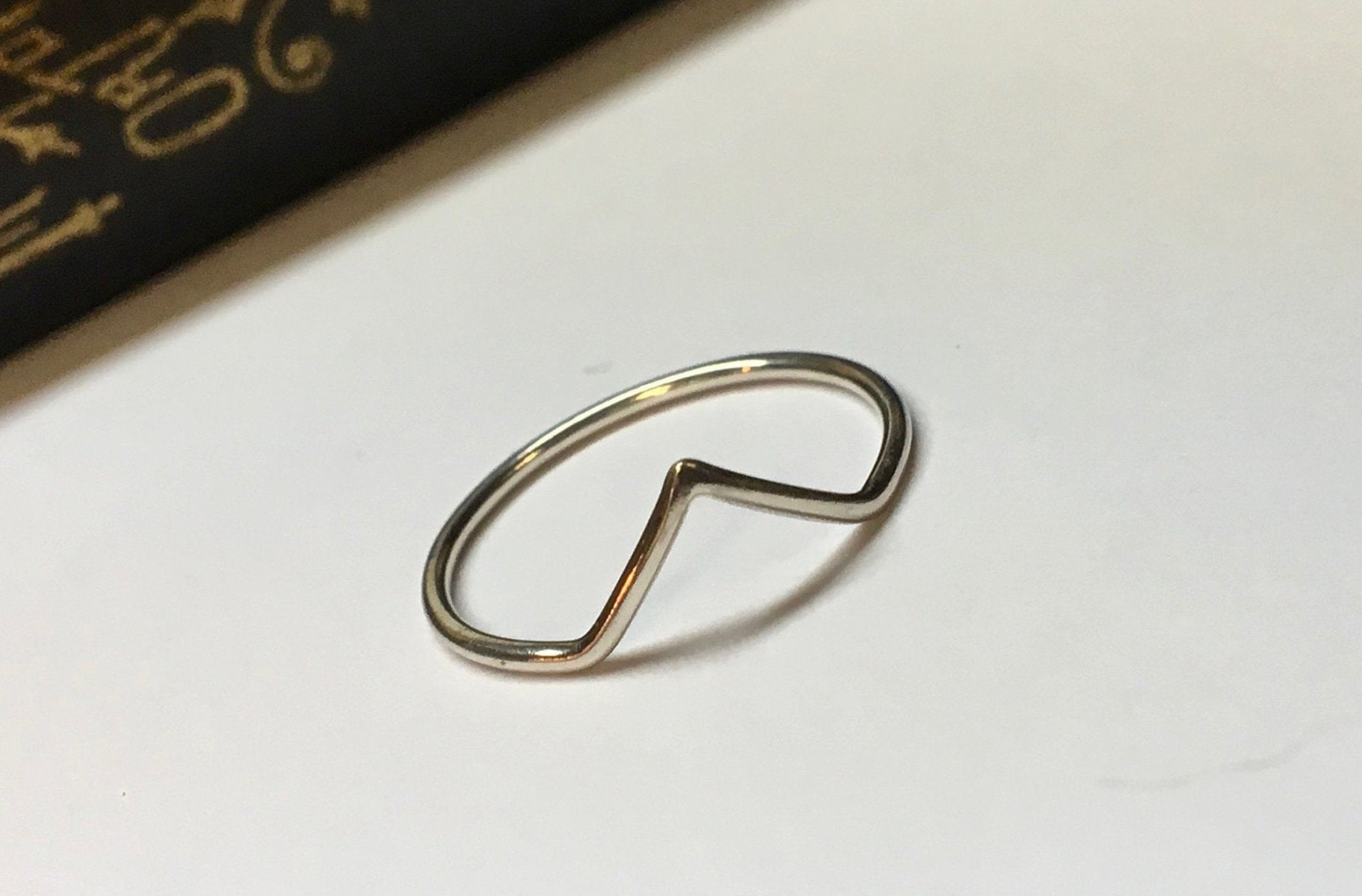 Pointy Arched Stacking Ring – Dinan Rings Store